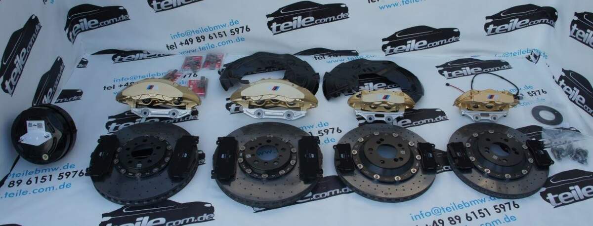 M3 M4 BMW Performance Retrofit kit, carbon-ceramic brakes, 1 x Carbon ...