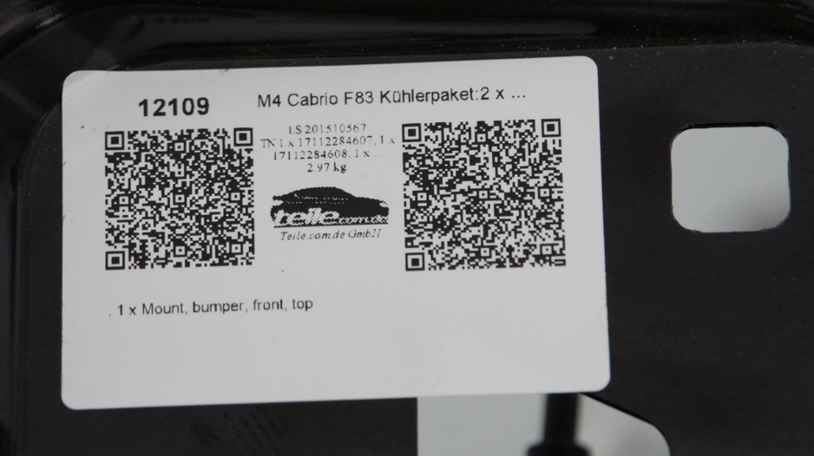 1 x Radiator, 1 x Radiator, 1 x Module mount, bottom, 1 x Module ...