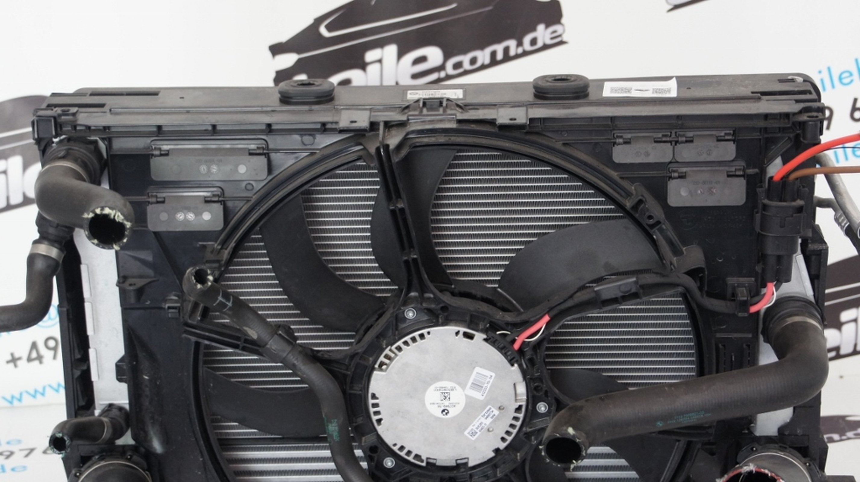 1 x Charge-air cooler, 1 x Radiator, 1 x Fan housing with fan, 1 x ...