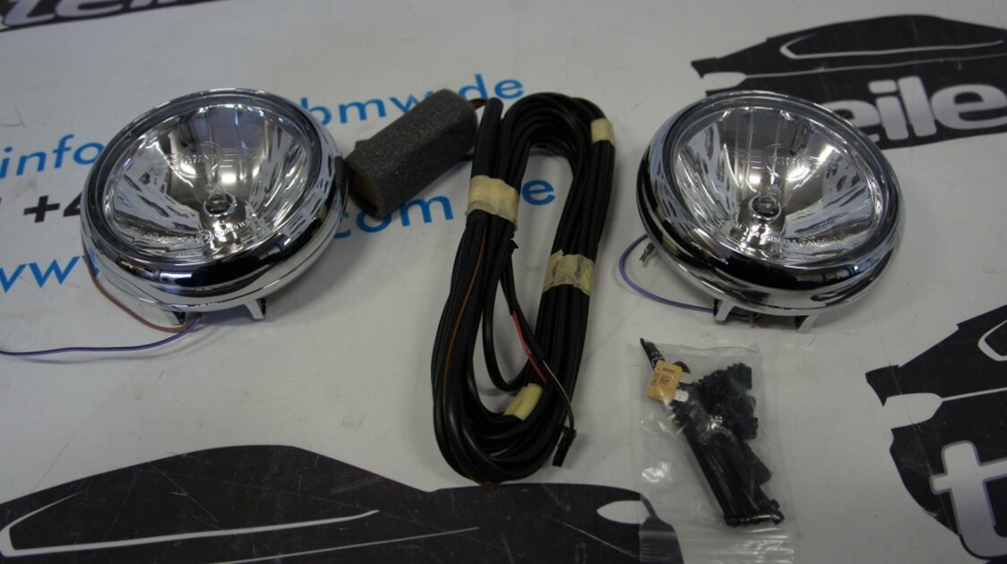 INSTALLING SET ADDITIONAL HEAD LIGHT CHROM-63120417669